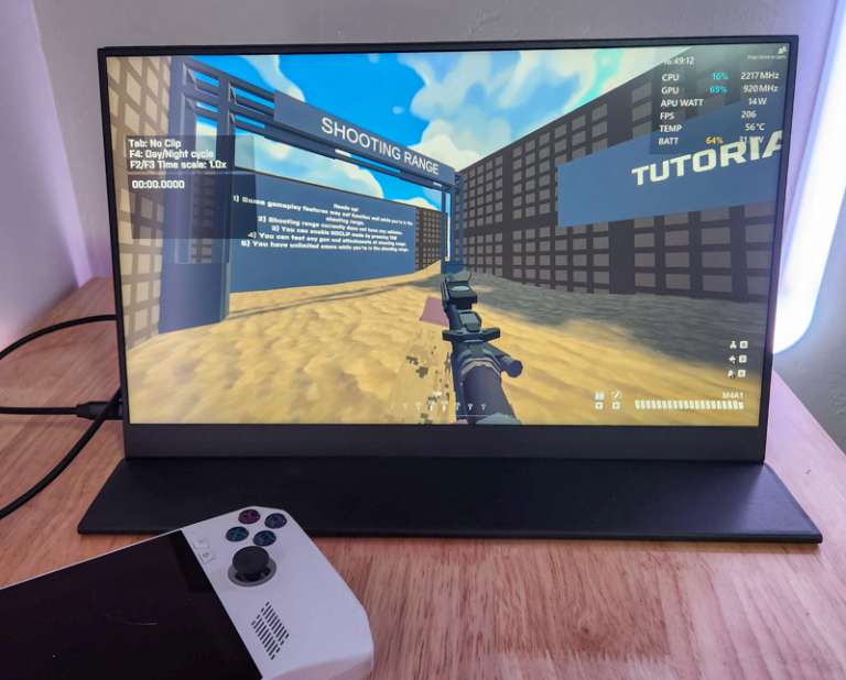 UPERFECT UGame K5 17.3" portable gaming monitor review - For when you ...
