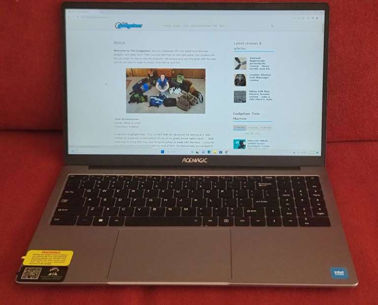 ACEMAGIC AX15 laptop review - pleasing portable productivity - The ...
