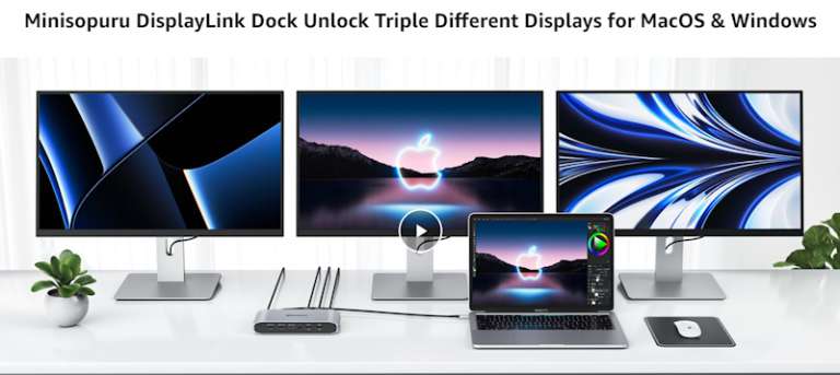 Minisopuru Displaylink Triple Display Docking Station review - The ...