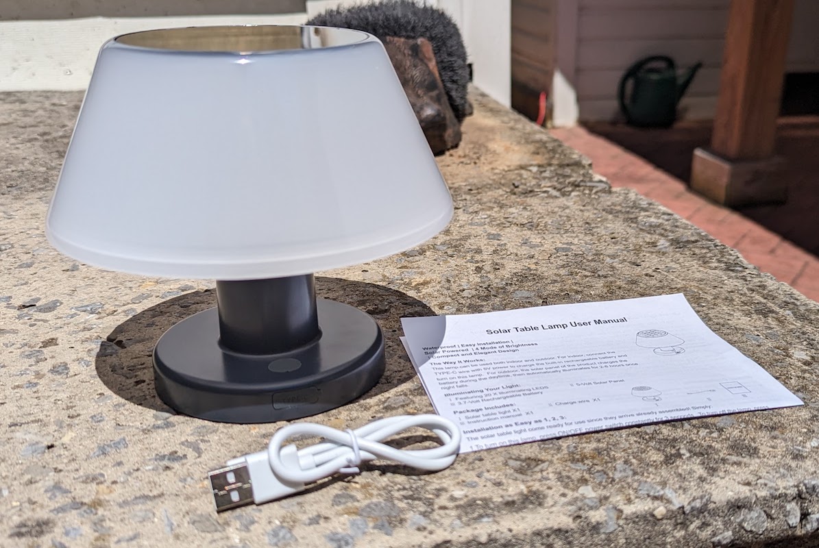 HAOYISHU Solar Table Lamp review - A little light, anywhere you need it ...