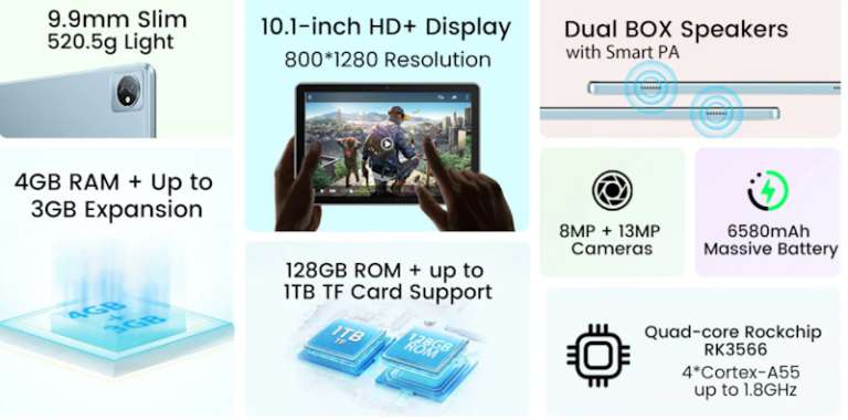 Blackview Tab 8 Android tablet review - The Gadgeteer