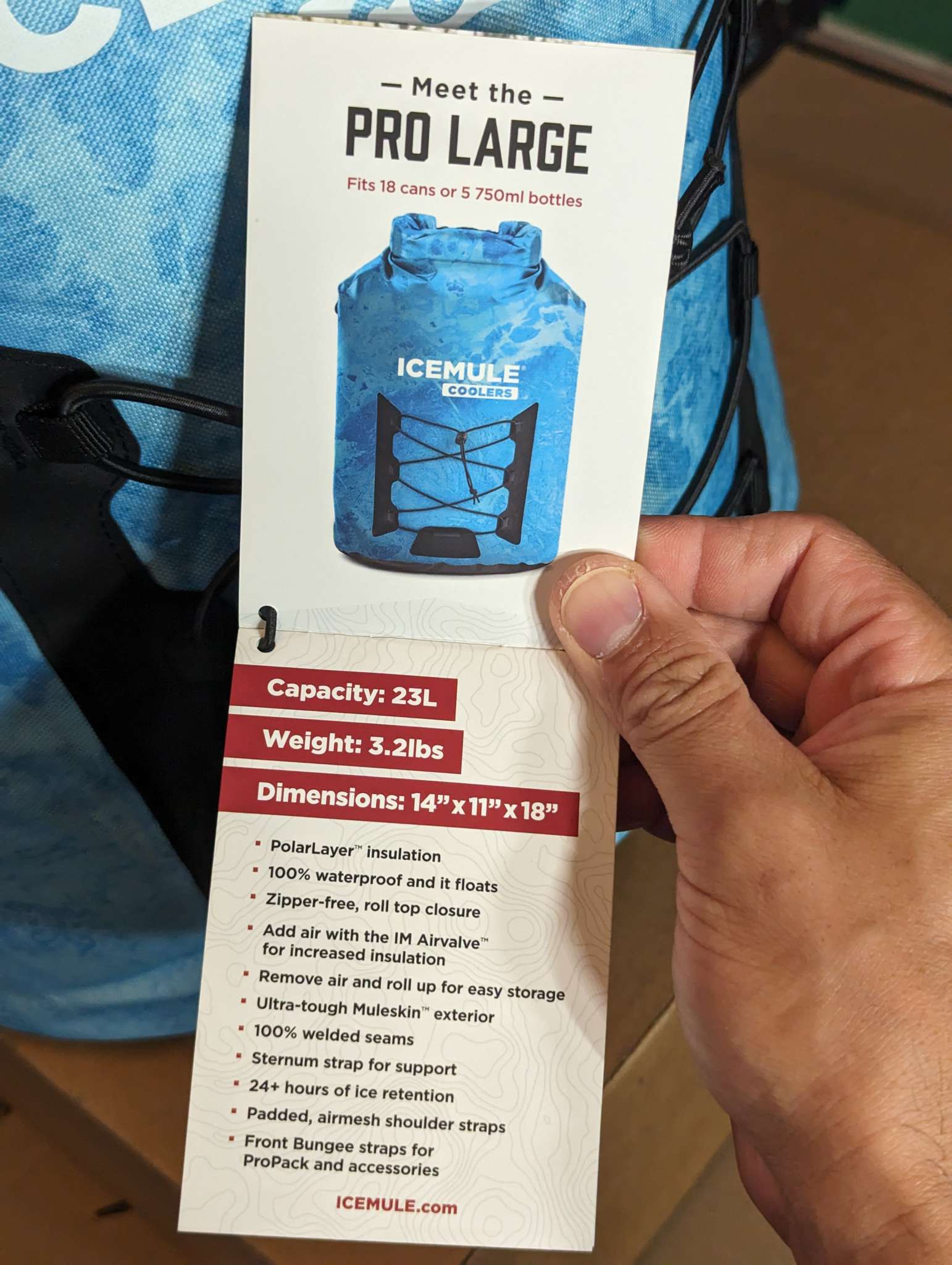 Icemule Pro Large 23L Backpack Soft Cooler review - an easier to carry ...