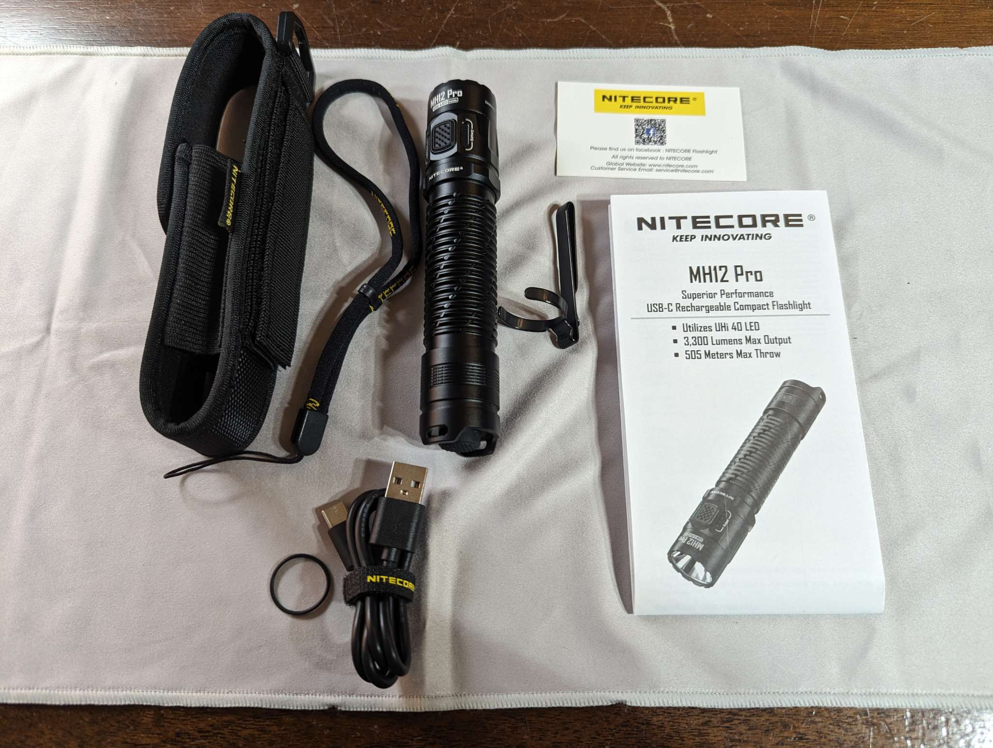 Nitecore MH12 Pro Flashlight review - seriously bright - The Gadgeteer