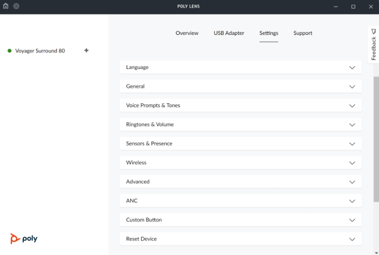 Poly Voyager Surround 80 UC review - a feature packed workplace headset ...
