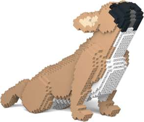 JEKCA building brick dog sculptures for "Kidults" - The Gadgeteer