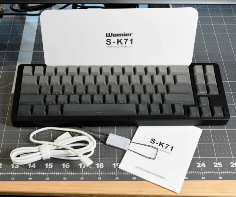 Womier S-K71 68% Aluminum Tri-Mode Gasket Mechanical Keyboard review ...