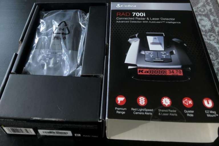 Cobra RAD 700i laser radar detector review - The Gadgeteer