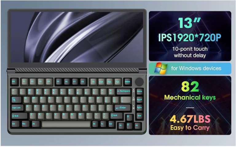 Kwumsy K3 Touch-Expanding Screen Keyboard review - a mechanical ...