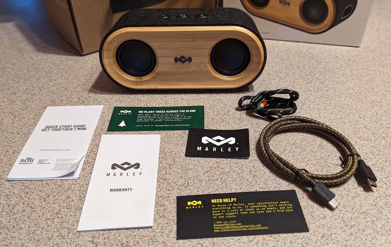 House of Marley Get Together 2 mini Bluetooth speaker review - Bob Marley in Bluetooth 5.0 ...