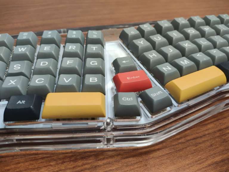 VickyBoard Ergo Split-V Keyboard review - an ergonomic light show ...