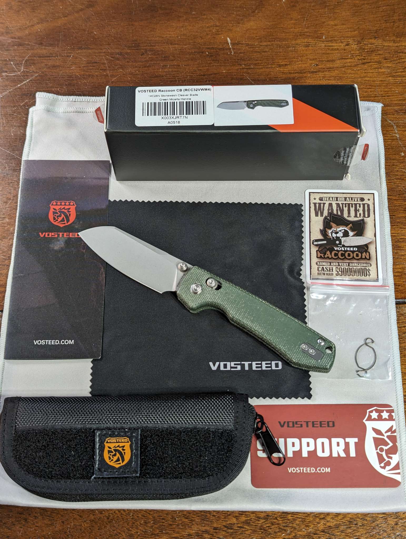 Vosteed Raccoon Crossbar Cleaver folding knife review - budget knife of the year contender ...