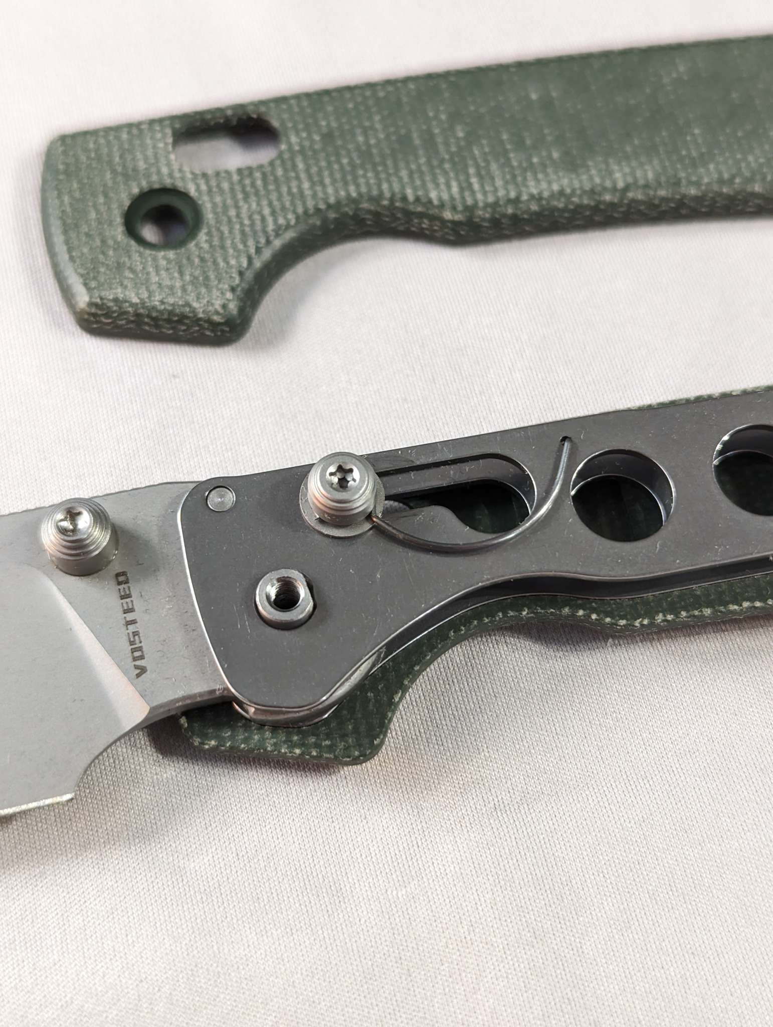 Vosteed Raccoon Crossbar Cleaver folding knife review - budget knife of ...