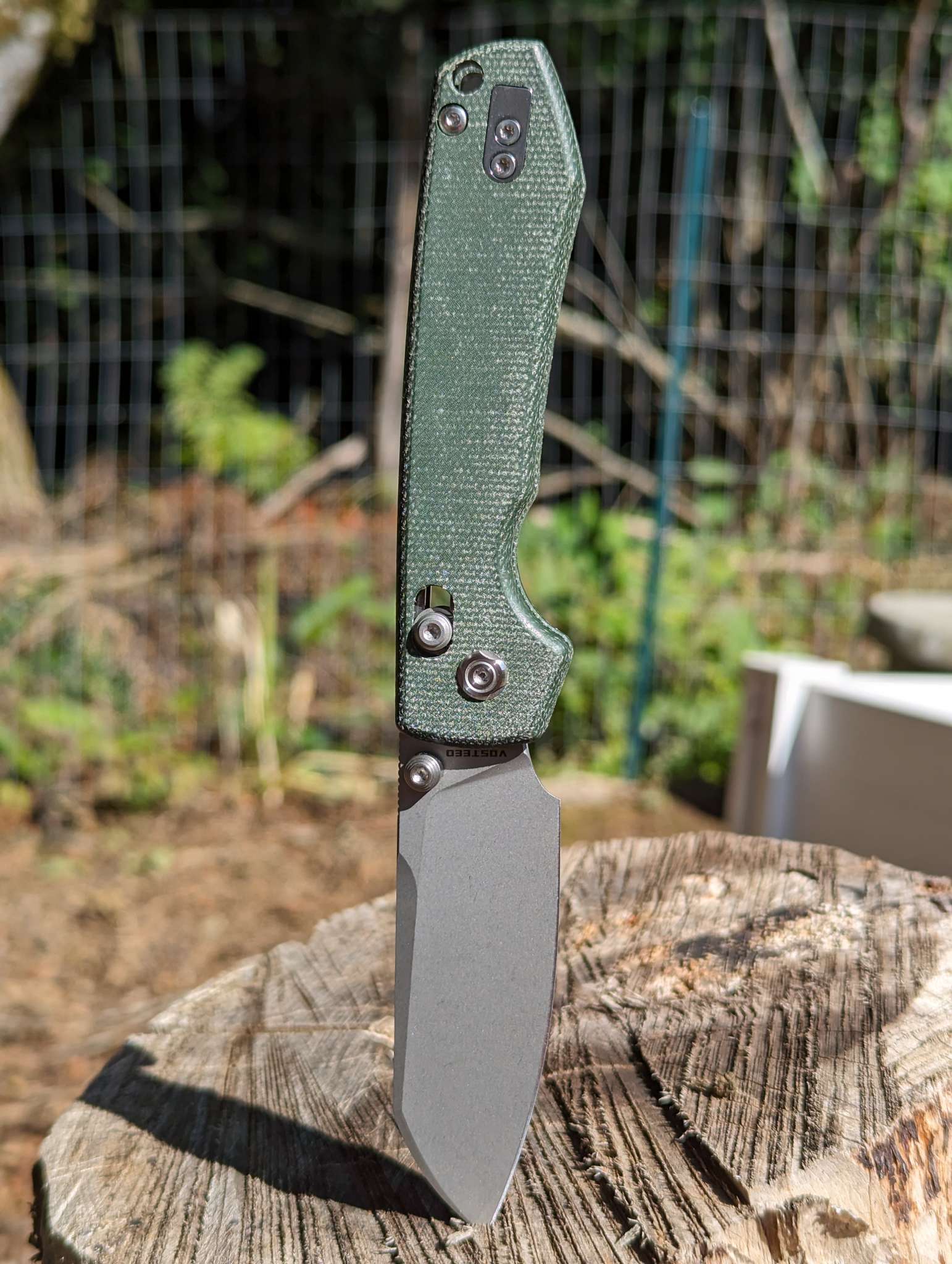 Vosteed Raccoon Crossbar Cleaver folding knife review - budget knife of ...