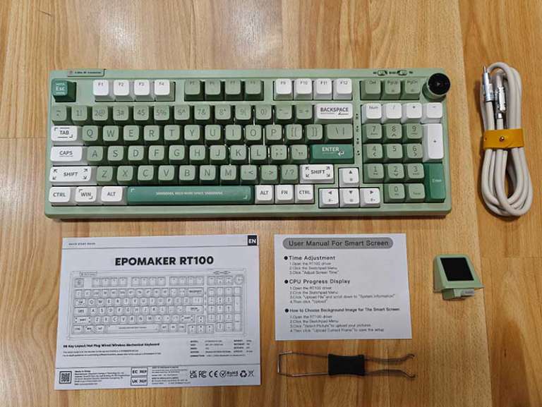 EPOMAKER RT100 mechanical keyboard review - kinda retro and kinda ...
