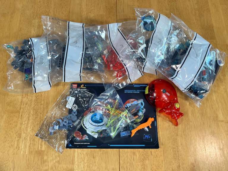 JMBricklayer Mechanical Octopus building block set review – destroy a ...