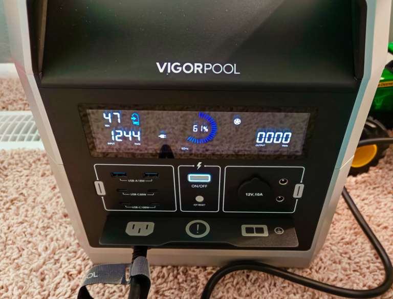 VigorPool Captain 2400 Portable Power Station review - oh captain my ...