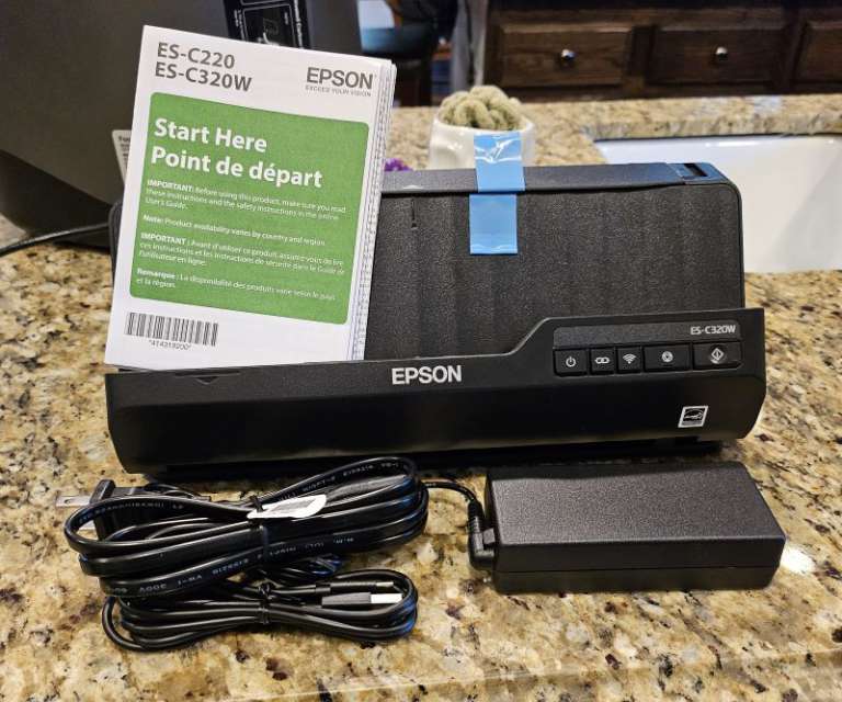 Epson WorkForce ES-C320W wireless compact desktop document scanner review - Thinking ahead for ...