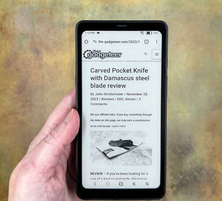 Onyx BOOX Palma review - Looks like a phone but it's a mini ereader ...