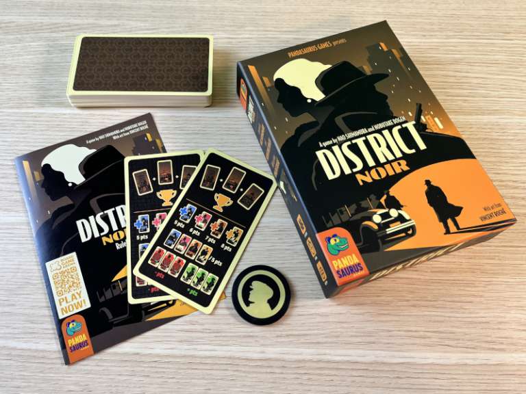 District Noir card game review - a light yet fun game for two players - The Gadgeteer