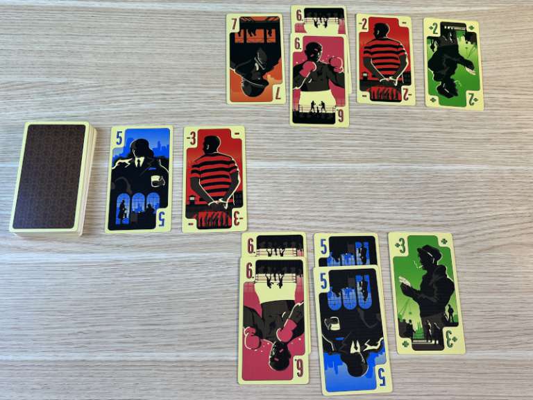 District Noir card game review - a light yet fun game for two players ...