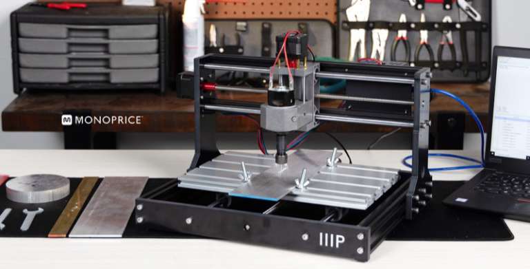 Monoprice 44220 Benchtop CNC Router Kit review - DIY engraving - The ...