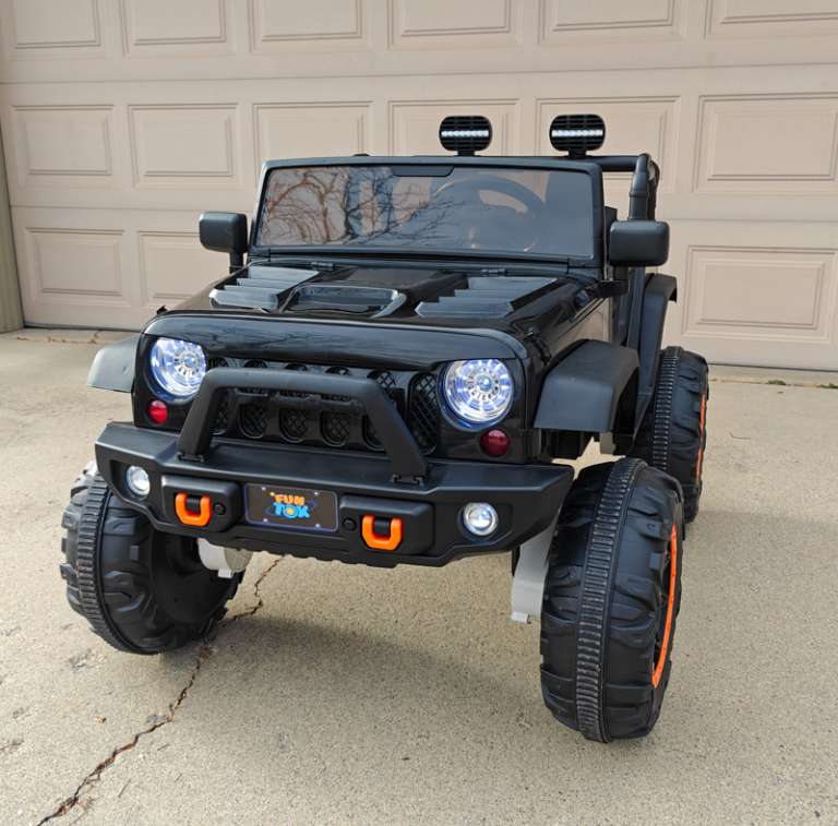 FUNTOK 24V 7AH 2 Seater Kids Electric Ride on Car review - I would have ...