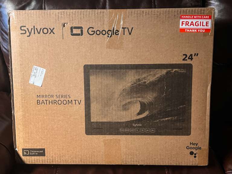 Sylvox 24" Waterproof Smart Magic Mirror on wall bathroom TV review ...