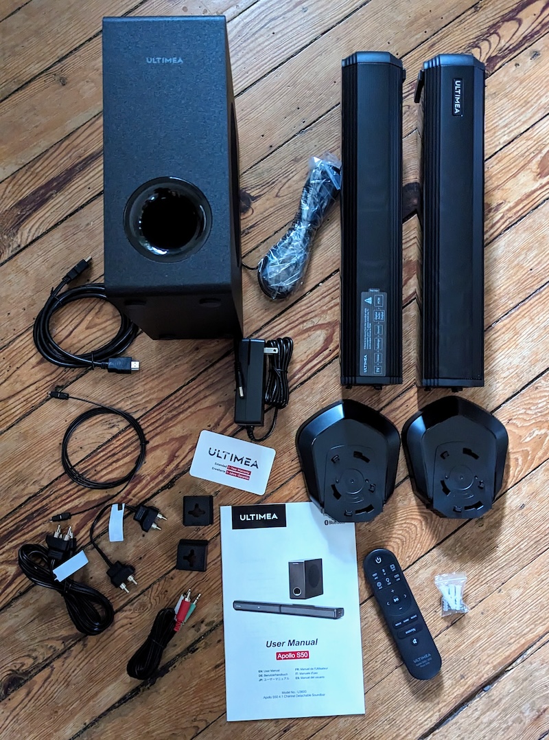 Ultimea Apollo S50 Detachable Soundbar review - Better TV sound, with a few options! - The Gadgeteer