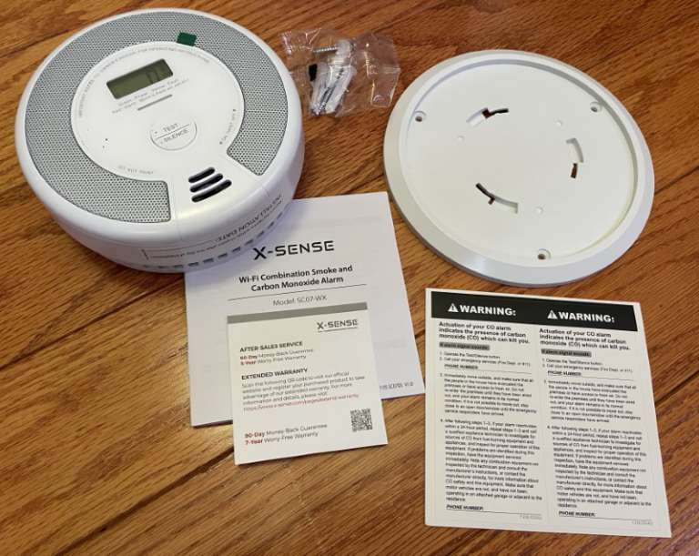 X-Sense SC07-WX Wi-Fi Connected Smoke and Carbon Monoxide Detector ...