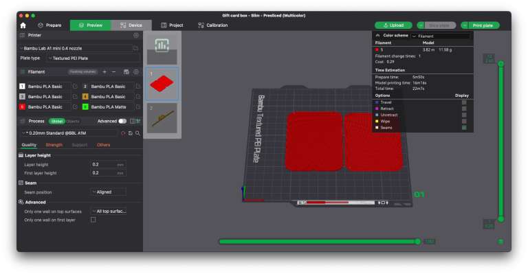 Bambu Lab A1 mini 3D printer review - 4 color printing is awesome ...
