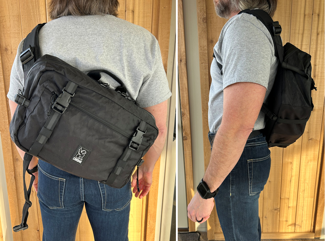 Chrome Industries Kadet Max crossbody sling bag review - Customizable, versatile, and durable ...