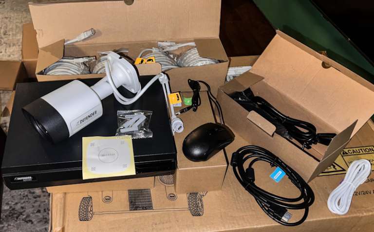 Defender Sentinel 4K Ultra HD Wired 8 Channel PoE NVR Security System ...