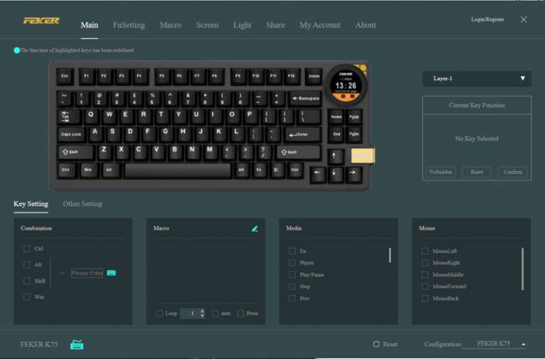 Feker K75 mechanical keyboard review - meet the little Feker - The ...