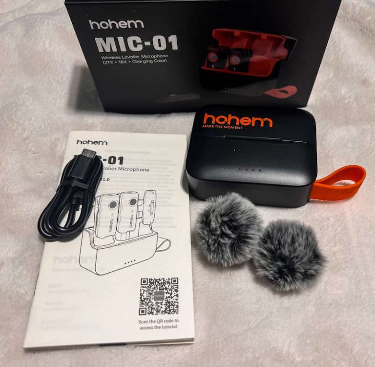 Hohem MIC-01 wireless lavalier microphone kit review - The Gadgeteer