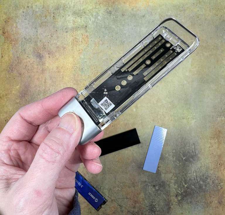 ORICO ClearLink M.2 SSD Enclosure + 2TB NVMe SSD bundle review - The ...