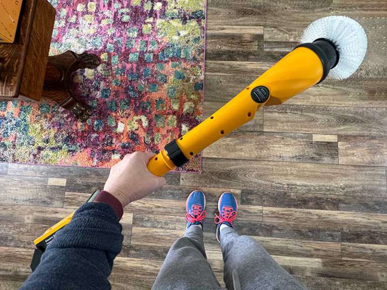 qimedo 1200 RPM electric spin scrubber review - The Gadgeteer