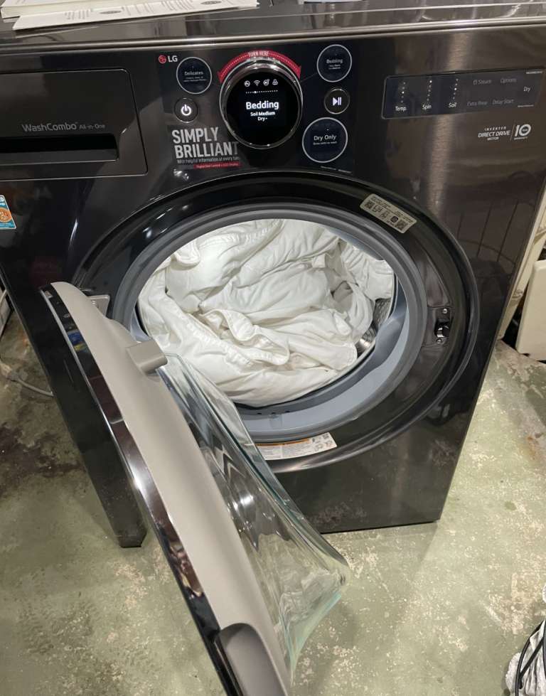 LG Ventless Washer/Dryer Combo and Sidekick Washer review - The Batman ...