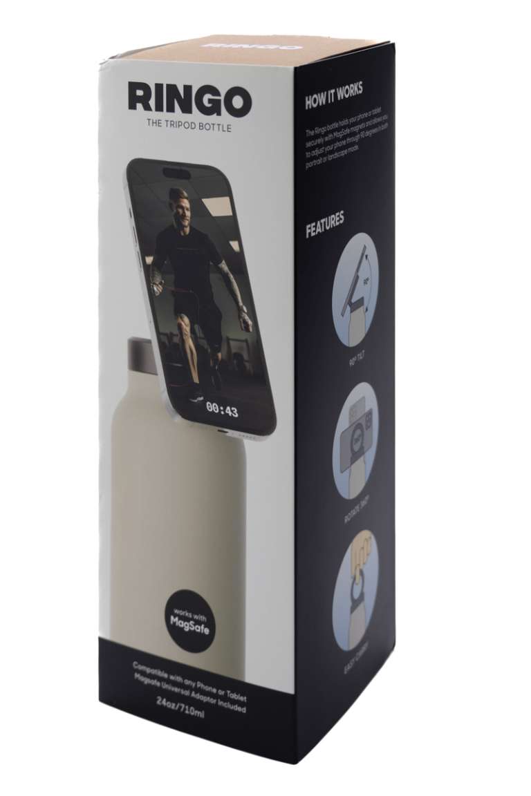 Ringo Tripod water bottle review - It's perfect - The Gadgeteer