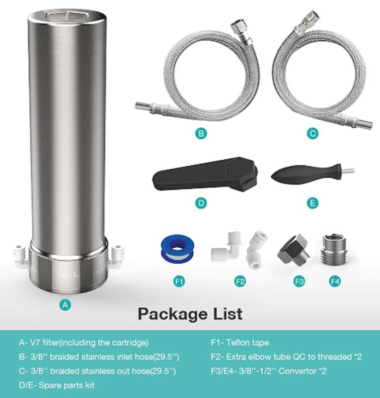 SimPure V7 5 Stage Under Kitchen Sink Water Filter System review - The ...