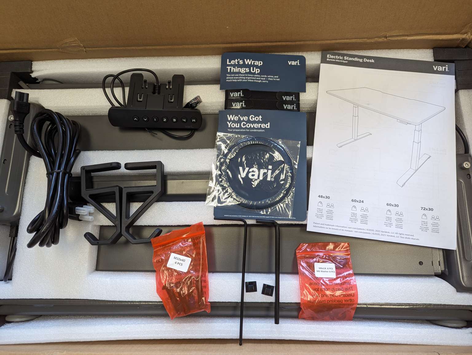 Vari Electric Standing Desk with ComfortEdge 48"x30" review - Still the ...