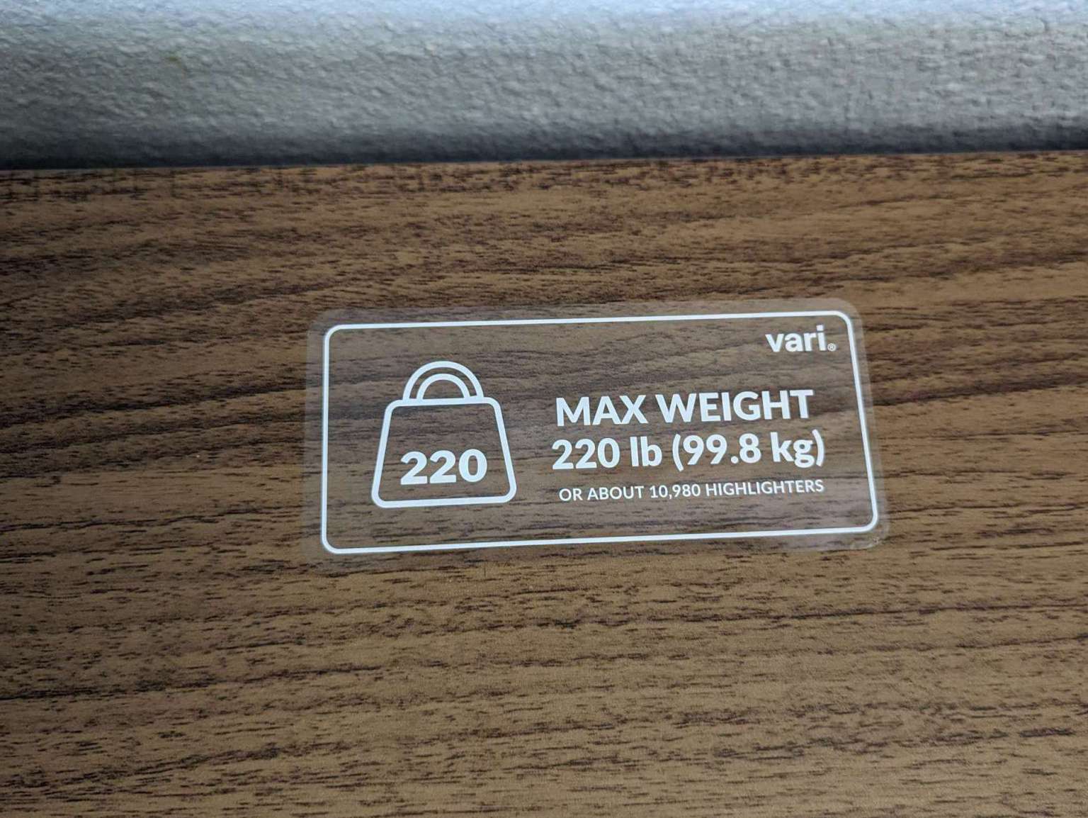 Vari Electric Standing Desk with ComfortEdge 48"x30" review - Still the ...