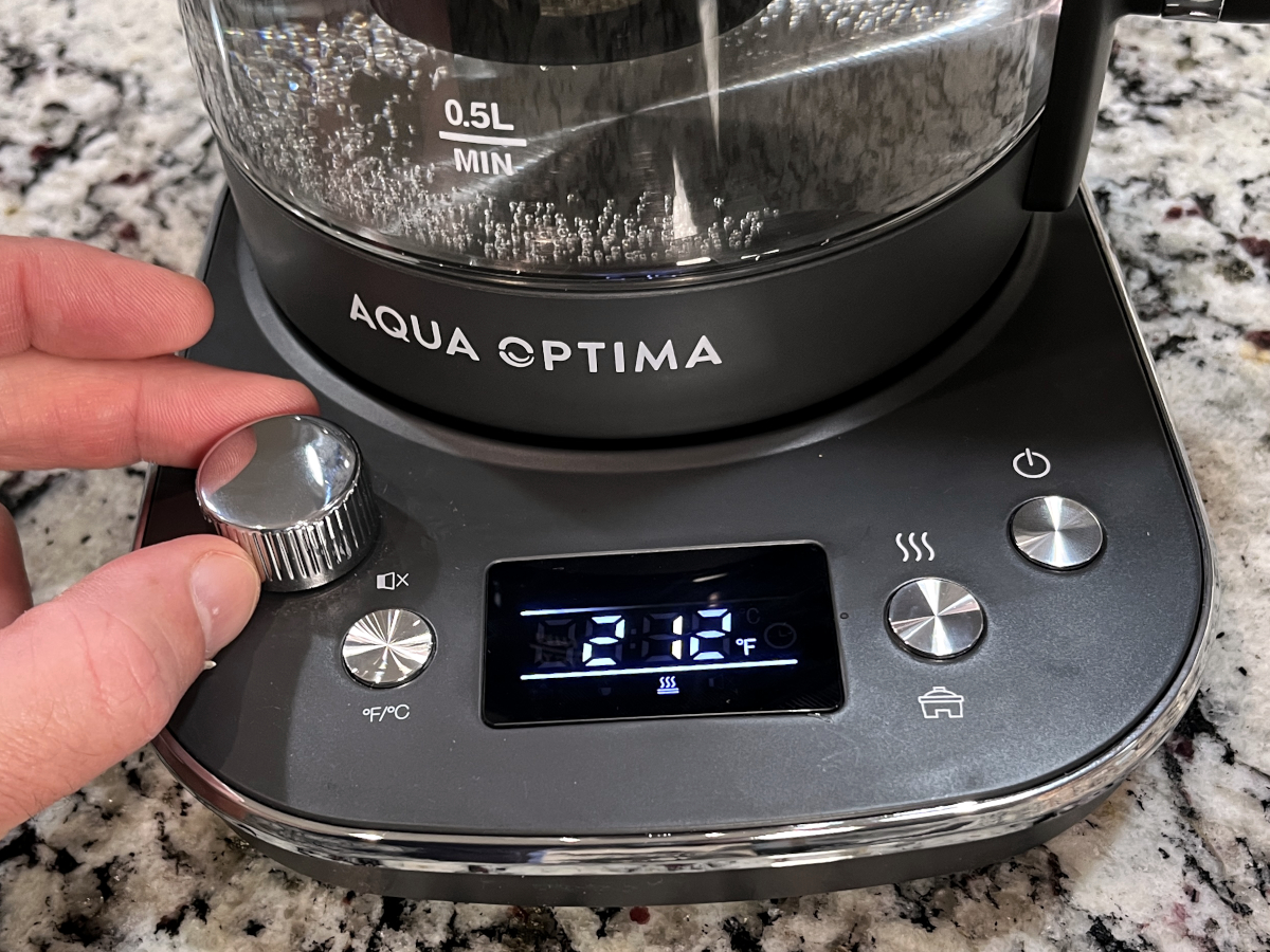 Aqua Optima Electric Kettle review - The Gadgeteer