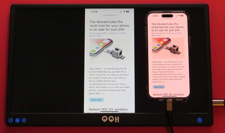 QQH 15.6" portable travel monitor review - Plug and play all the way ...