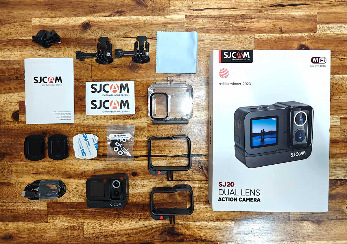 SJCAM SJ20 dual lens action cam review - The Gadgeteer