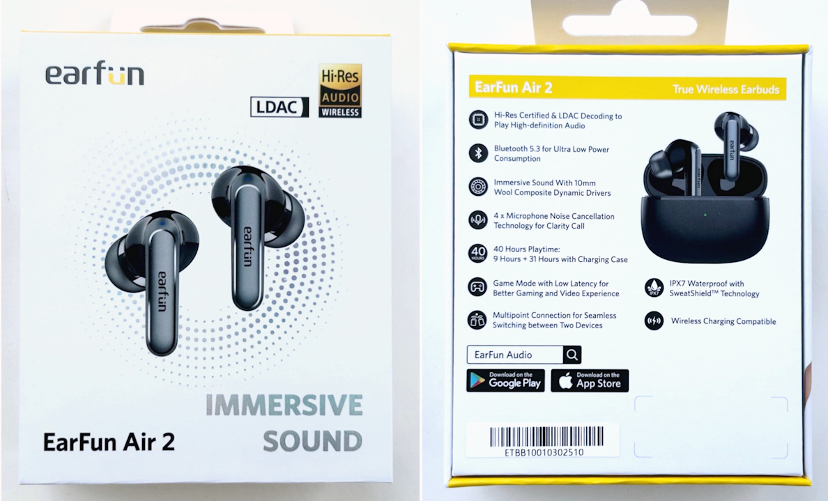 EarFun Air 2 Wireless Bluetooth earbuds review - Sleek, full-featured ...