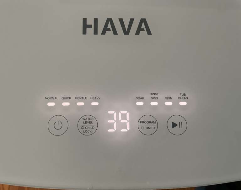 HAVA T01 portable washing machine review - Big cleaning in a small ...
