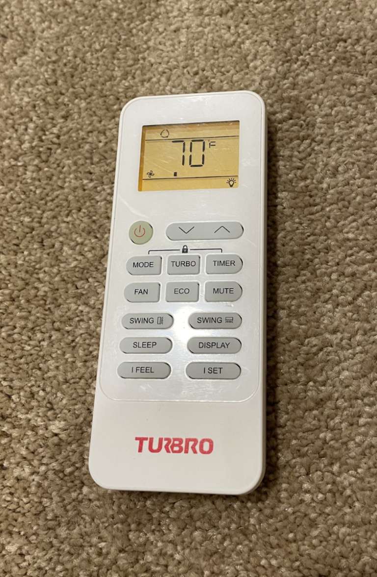 TURBRO "Greenland" GL12K115 12,000 BTU Wi-Fi Ductless Mini-Split AC ...