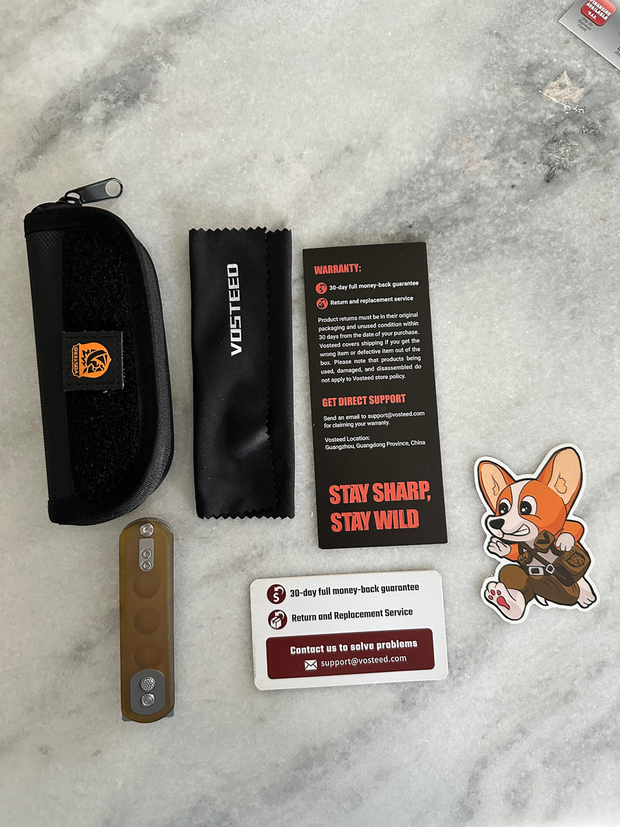 Vosteed Corgi Pup knife review - The Gadgeteer