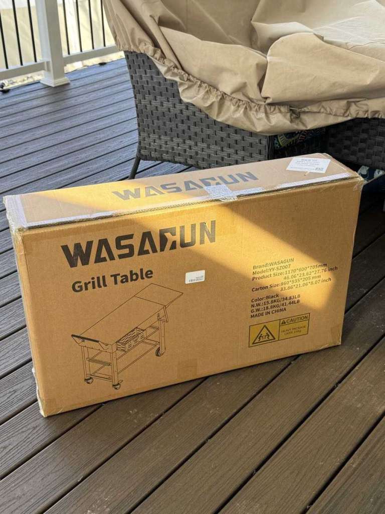 Wasagun Folding Portable Grill Table review - your mobile ...
