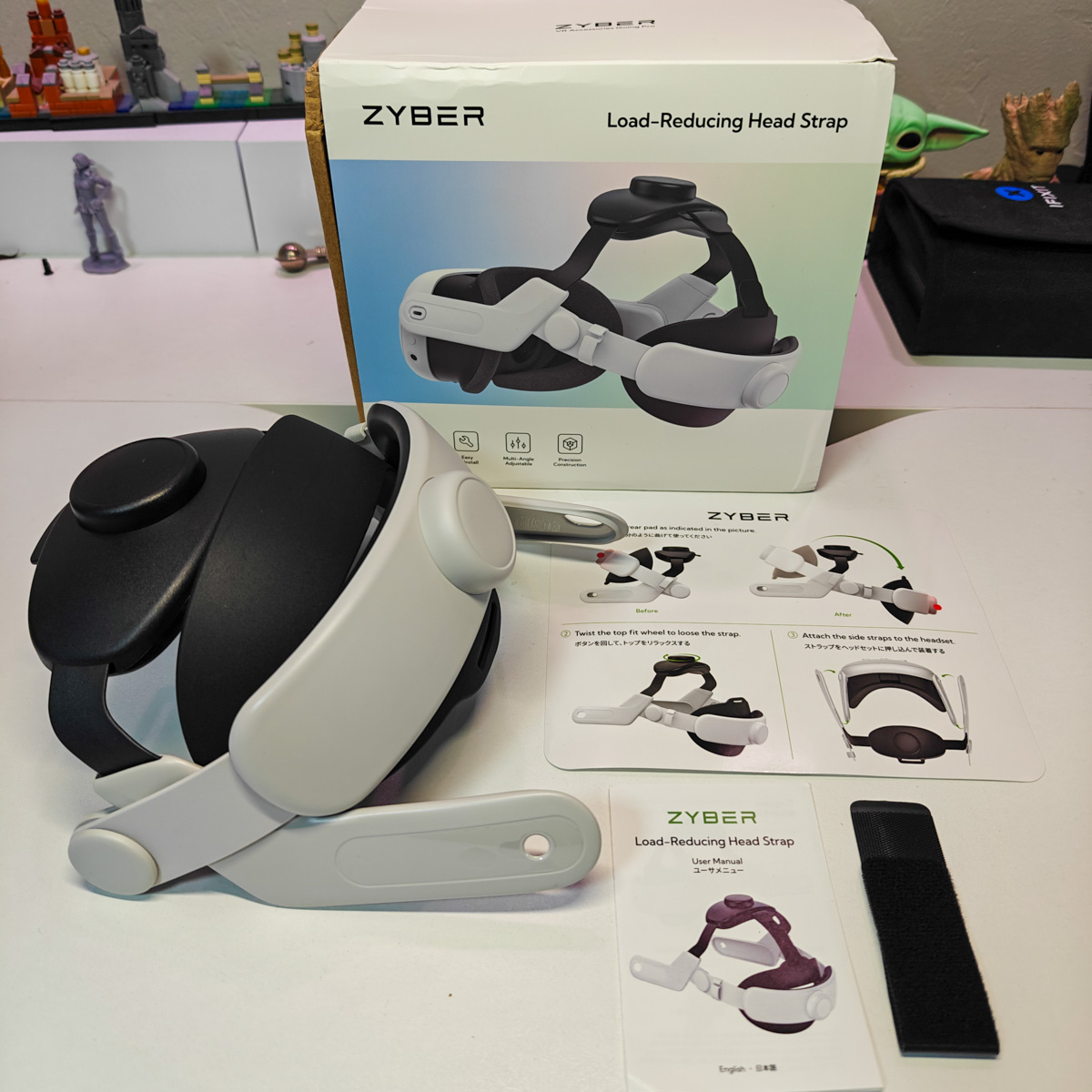 ZyberVR ACE Quest 3 Elite Strap review - a nice alternate strap for the ...